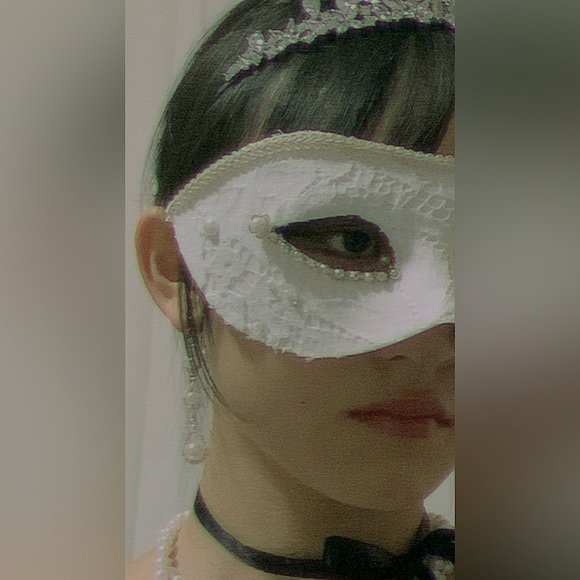 Accessories | Masquerade White Lace Mask Mens | Poshmark